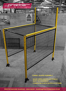 Creating tunnel guards using modular components - Procter Machine Safety