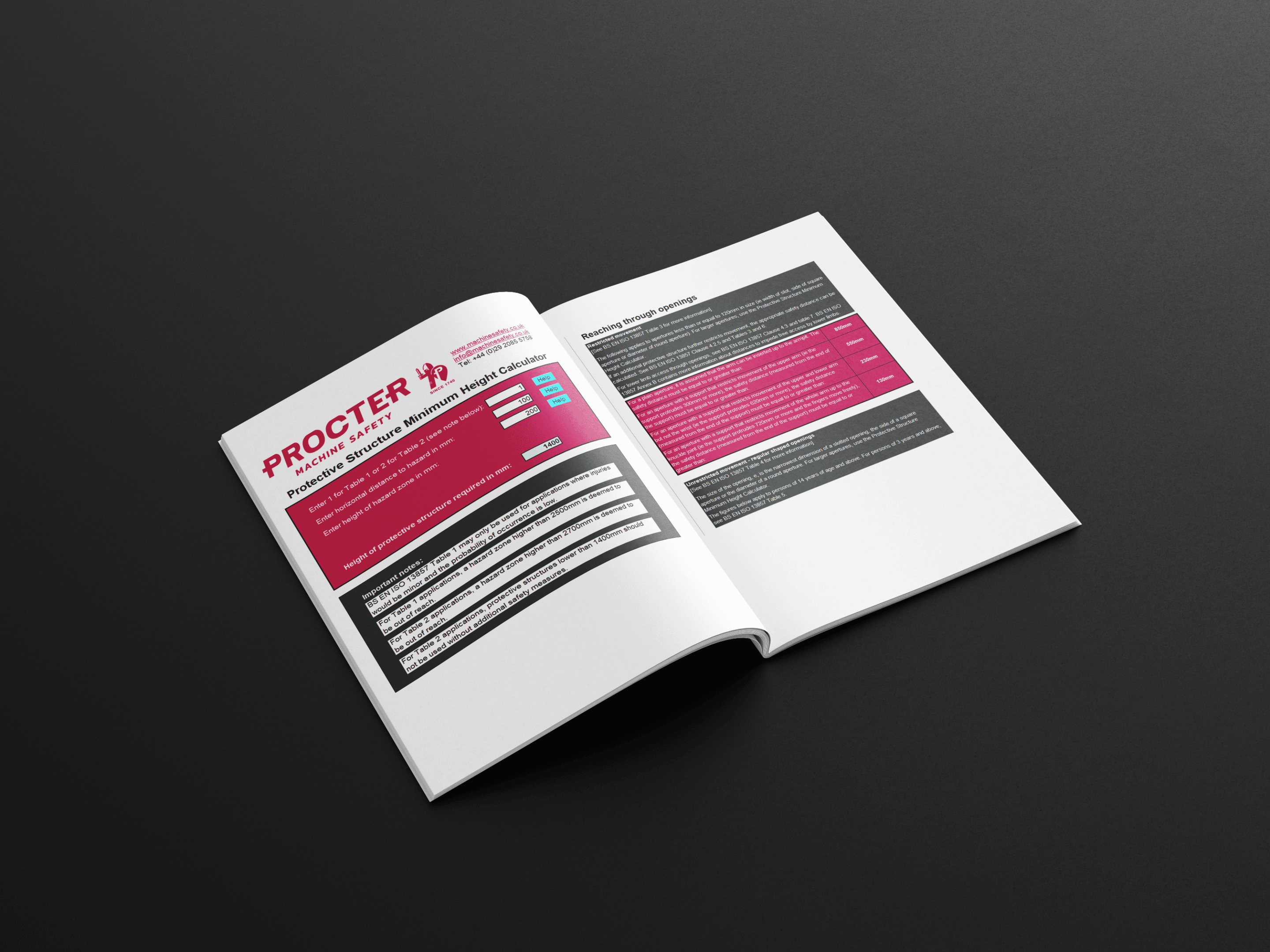 Safety Distance Calculator - Procter Machine Safety