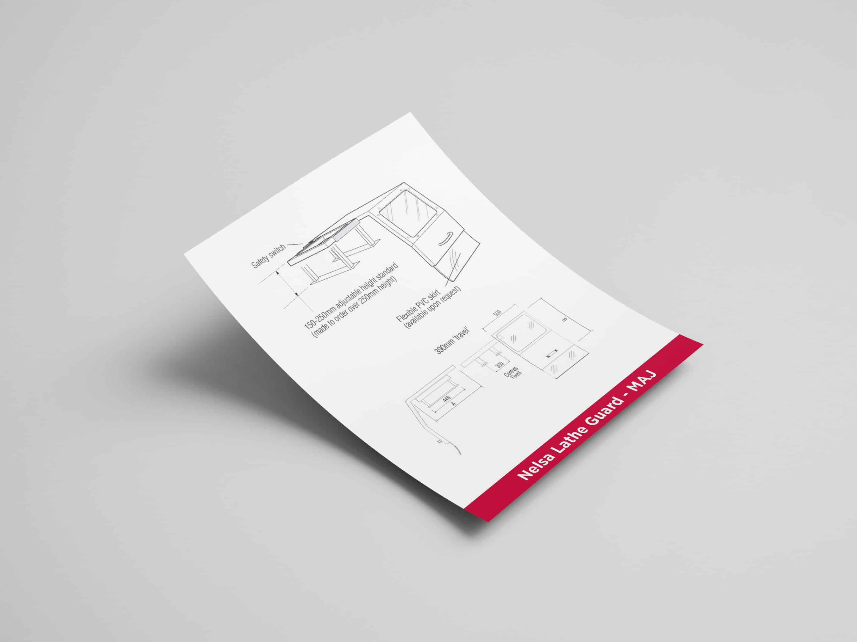 Lathe Guard MAJ Drawing - Procter Machine Safety